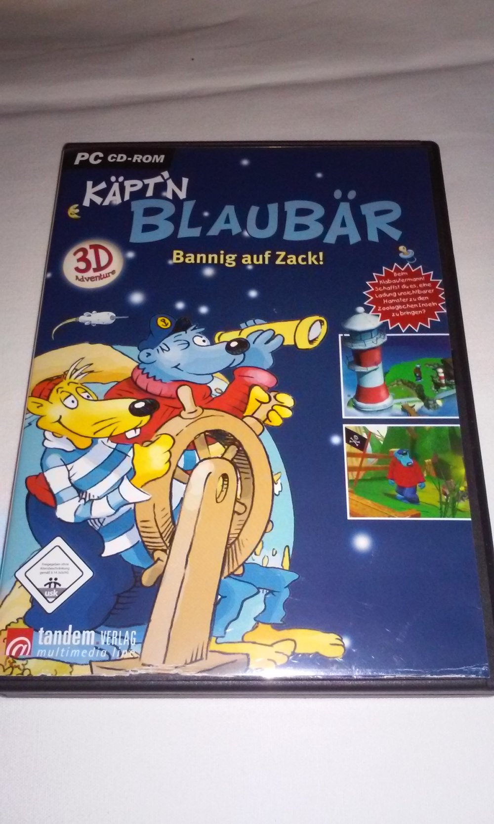 Käpt'n Blaubär - Bannig auf Zack! 3-D Adventure PC-Spiel CD-ROM ...