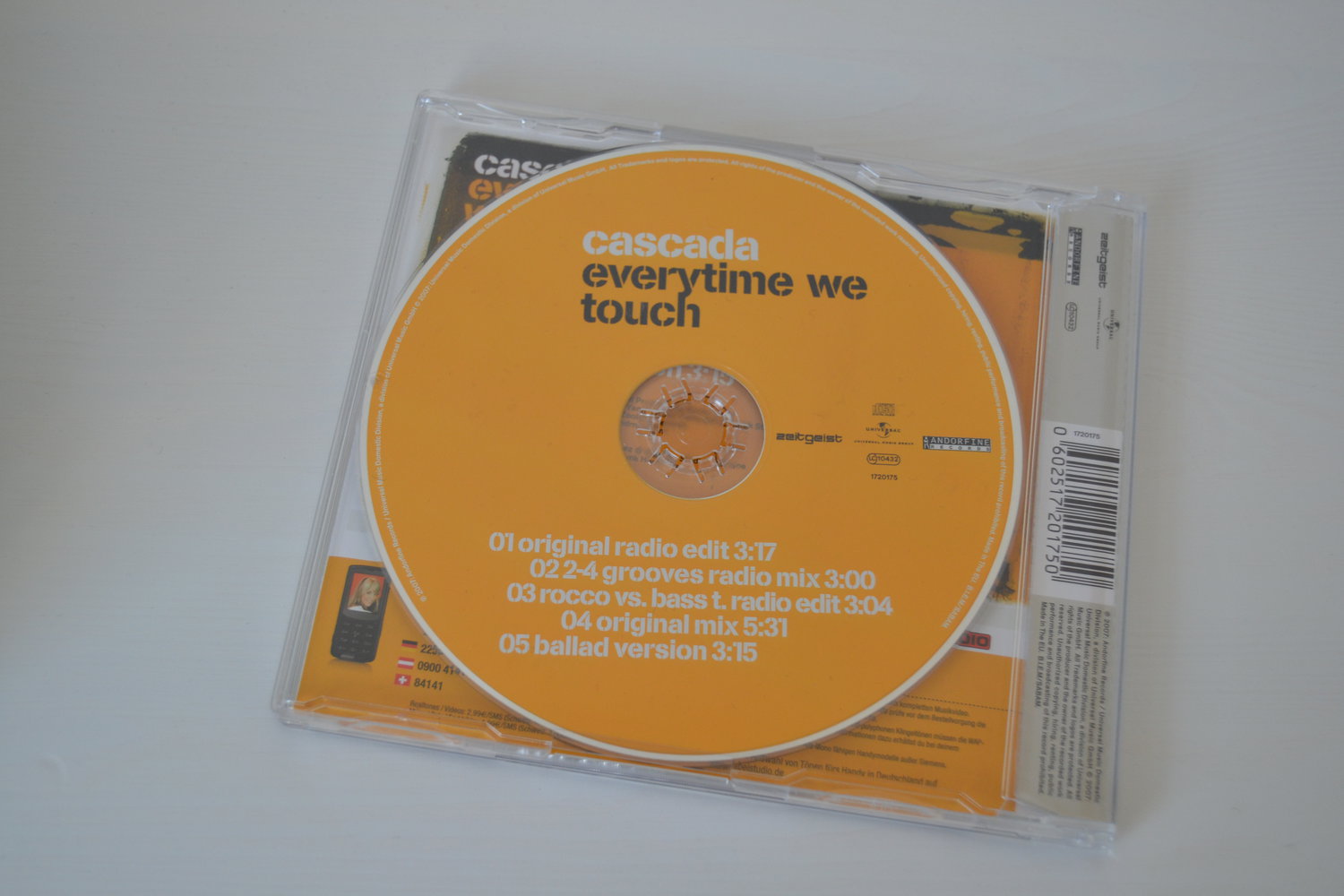 Cascada - Everytime We Touch - Maxi CD Single :: Kleiderkorb.de
