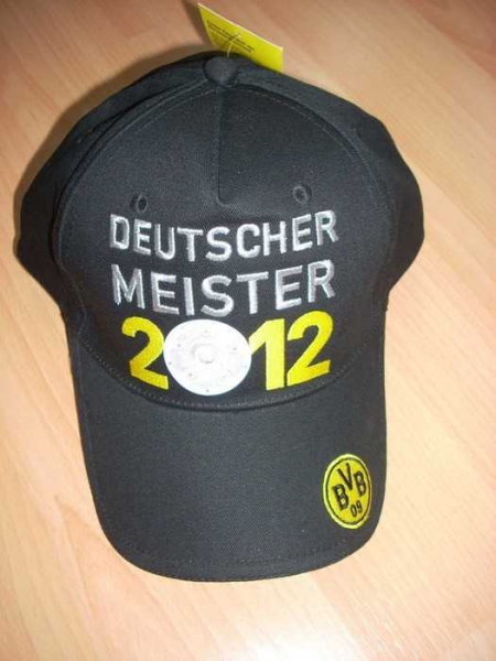 - BVB 09, Borussia Dortmund Kappe, Cap, Deutscher Meister 2012 ...