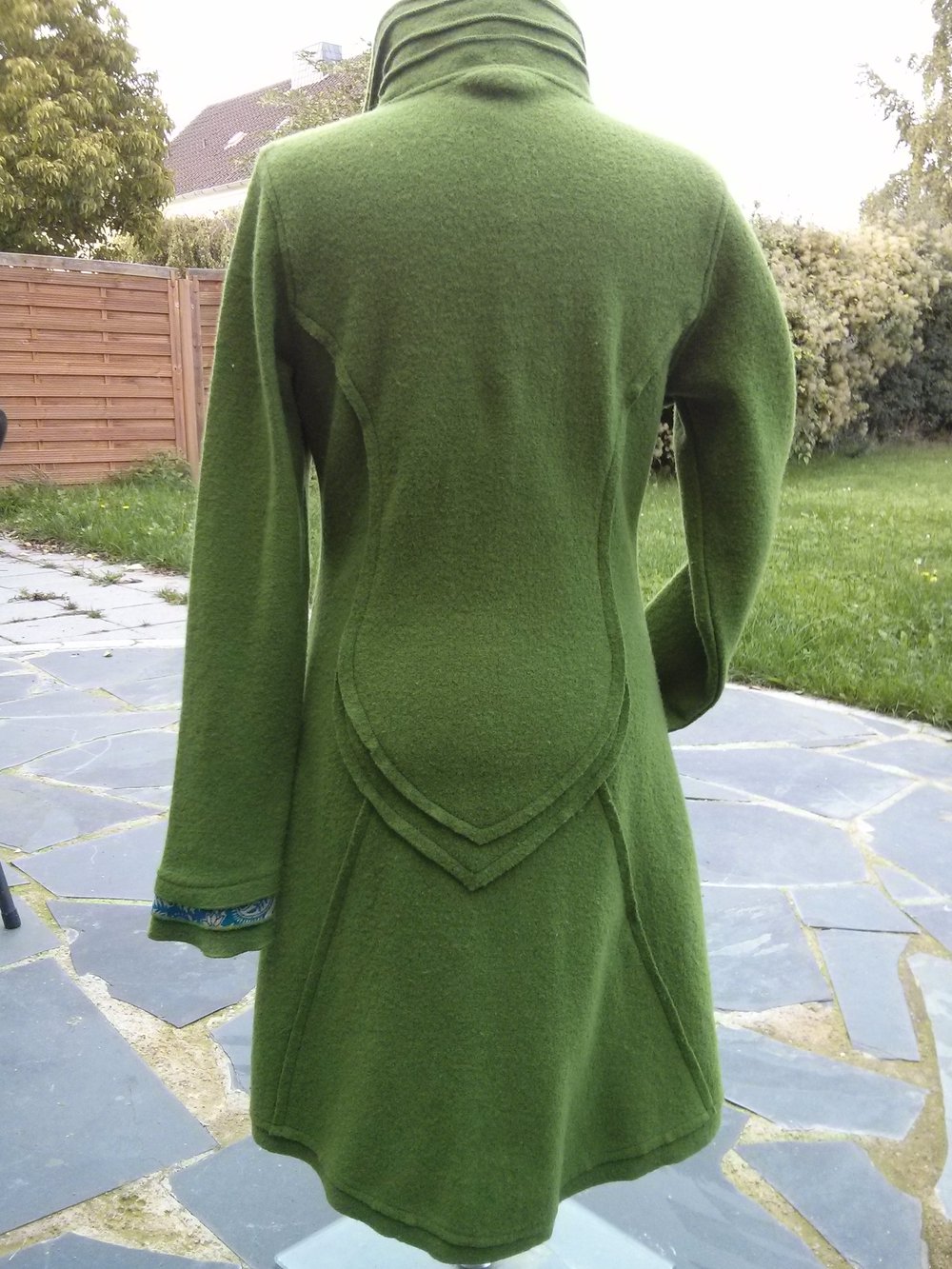 chapati design Mantel filz walkloden Winter warm Gr. M :: Kleiderkorb.de