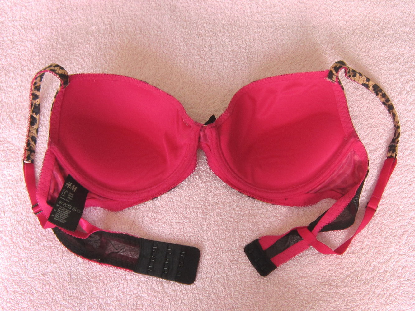 H&M - süßer Leo Push-Up BH 80C pink :: Kleiderkorb.de