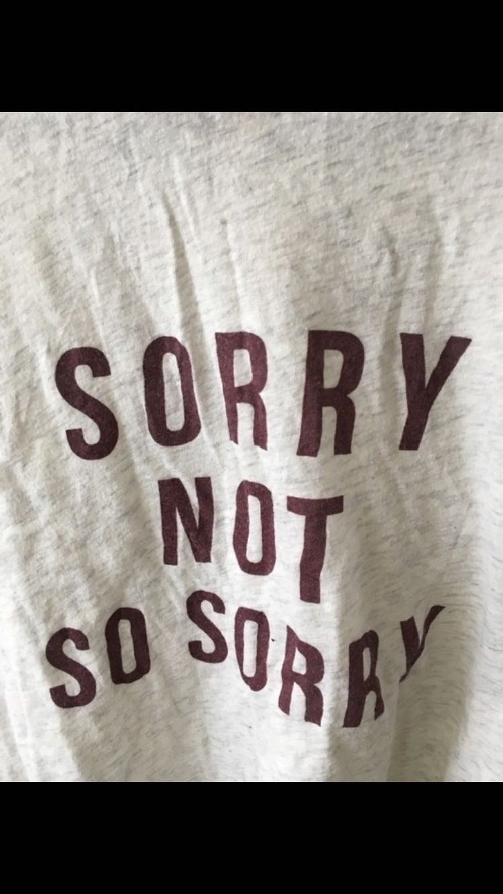 forever 21 - Sorry not so sorry Shirt :: Kleiderkorb.de