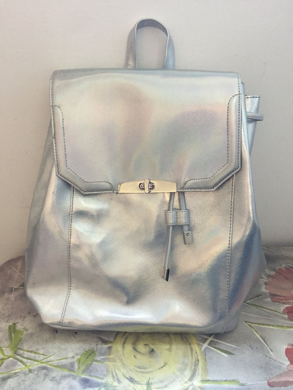 Metallic Silber Rucksack primark :: Kleiderkorb.de