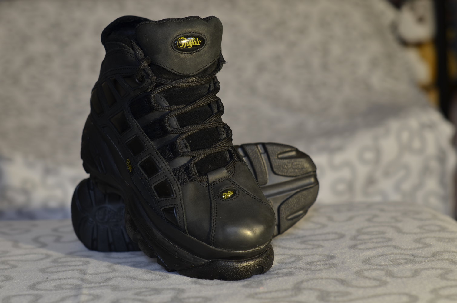 Buffalo Boots 2003-14, Plateauschuhe mit Wolkensohle, Stiefelette mit ...