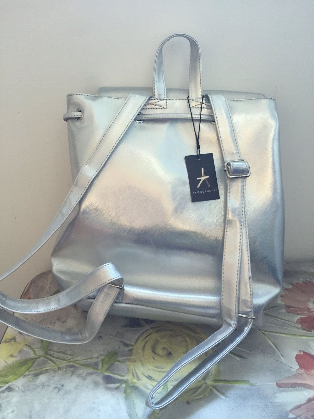 Metallic Silber Rucksack primark :: Kleiderkorb.de