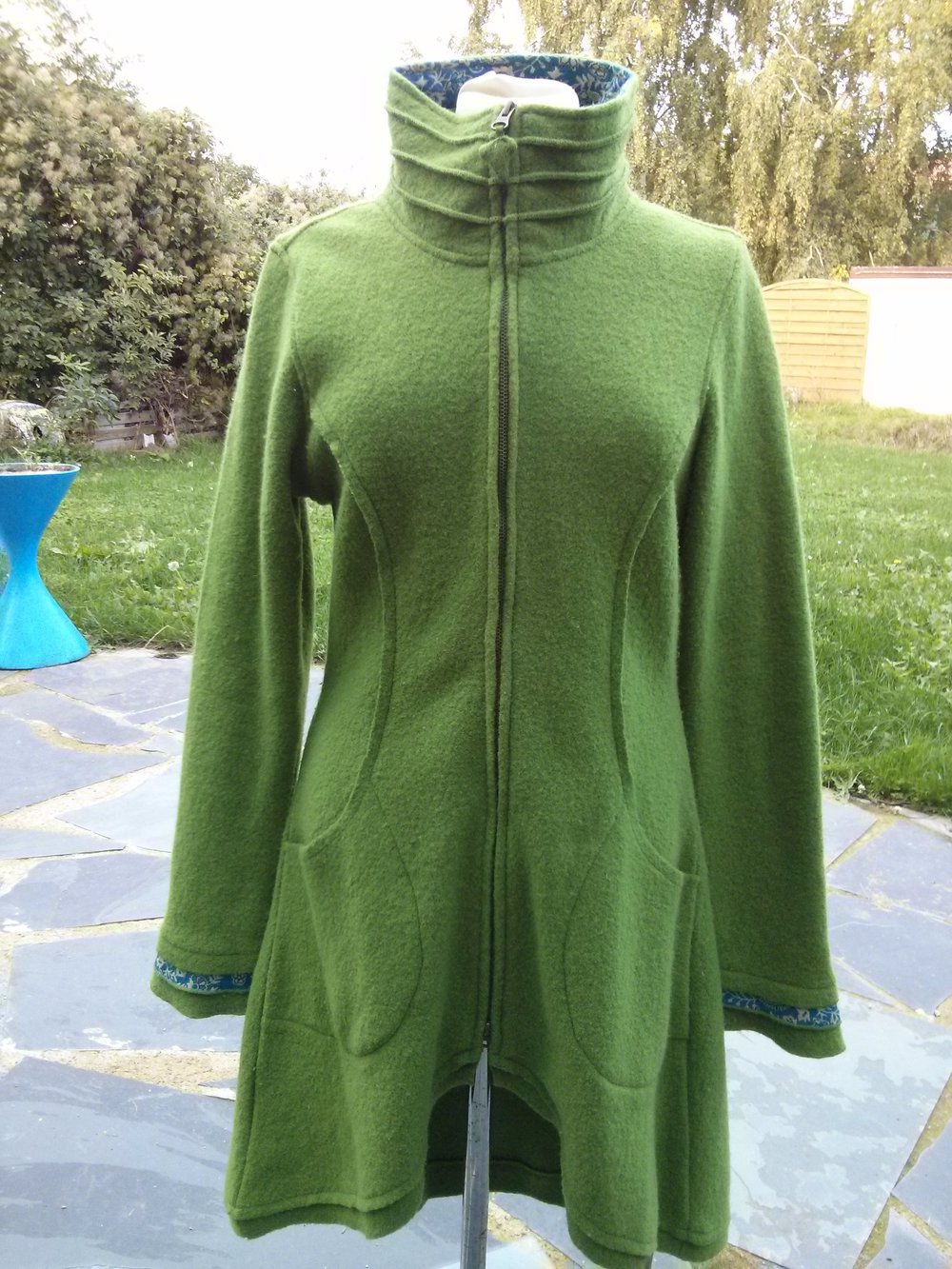 chapati design Mantel filz walkloden Winter warm Gr. M :: Kleiderkorb.de