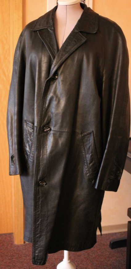 - ungewöhnlicher Ledermantel, vermutlich 40er Jahre? :: Kleiderkorb.de