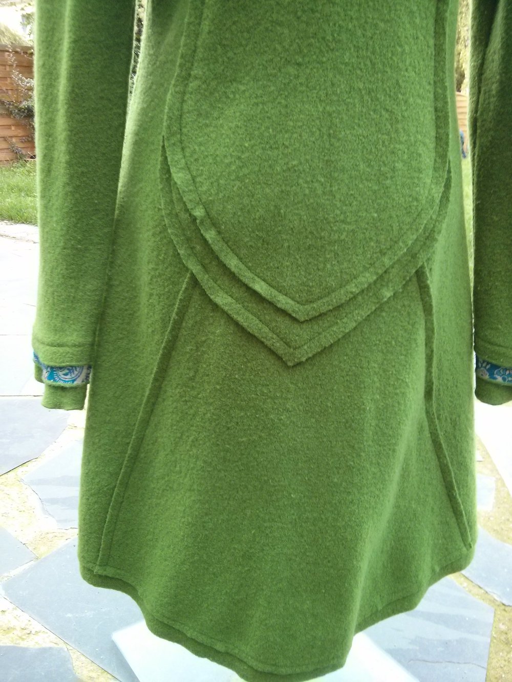 chapati design Mantel filz walkloden Winter warm Gr. M :: Kleiderkorb.de