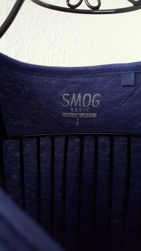 smog - Smog New Yorker T-Shirt blau Slim fit L Herren Mann ...